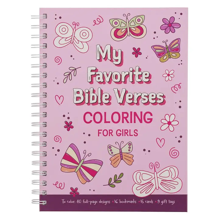 Coloring Book Favorite Bible Verses For Girls – Signature Look Boutique
